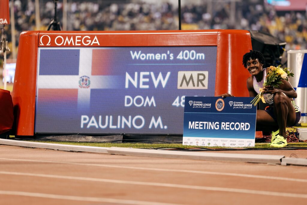 OMEGA Moment of the Meeting: Paulino opens in style - Wanda Diamond League